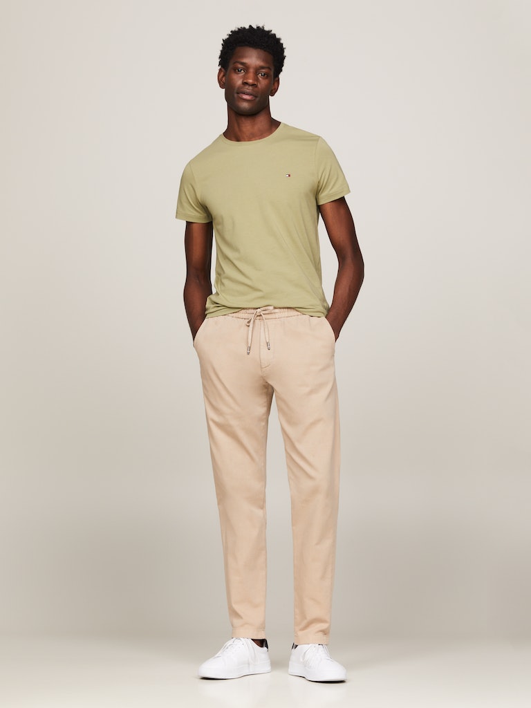 Tommy Hilfiger Herren T Shirt STRETCH SLIM FIT TEE mint gel bequem online kaufen bei Tara M